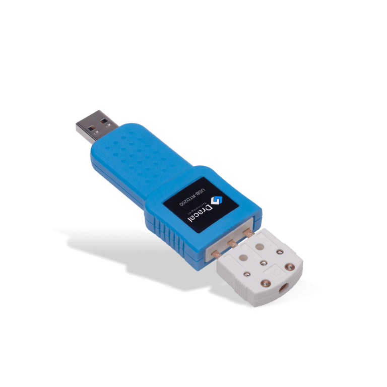 Enhanced precision 2/3-wire RTD sensor to USB adapter