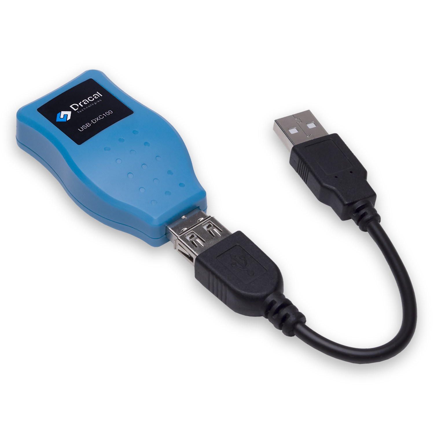 Short USB cable extension: USB A female to USB A male
