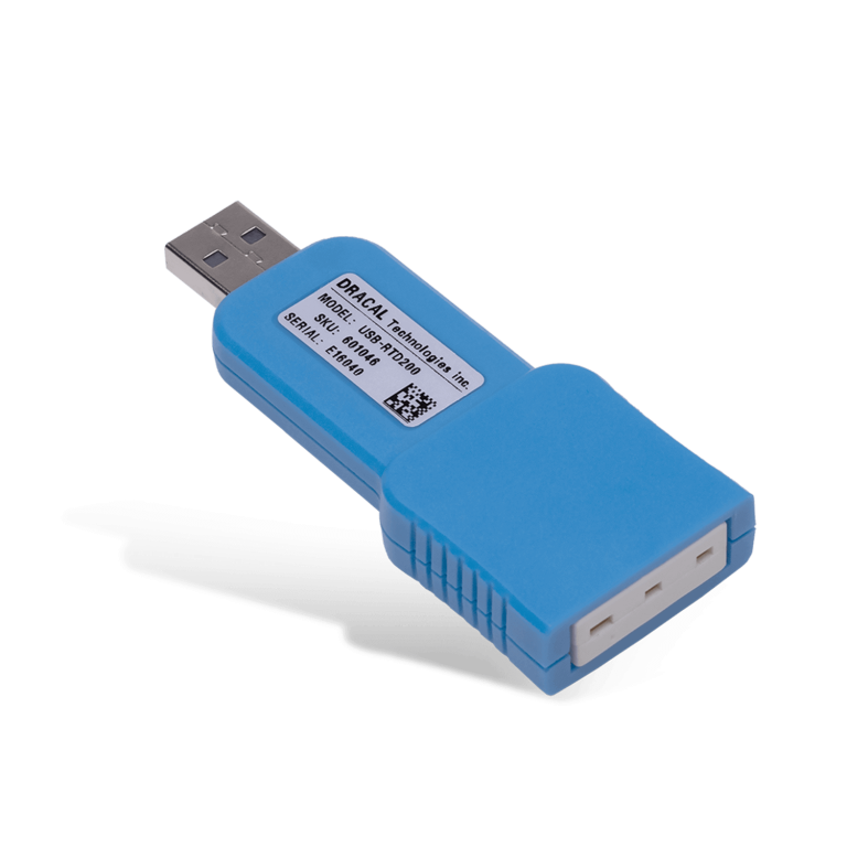 Enhanced Precision 2/3-wire RTD Probe to USB Adapter