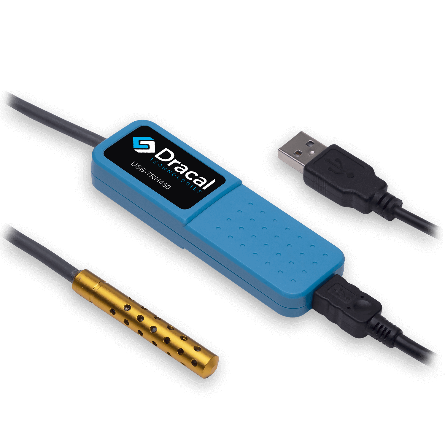 High-precision USB temperature sensor with relative humidity