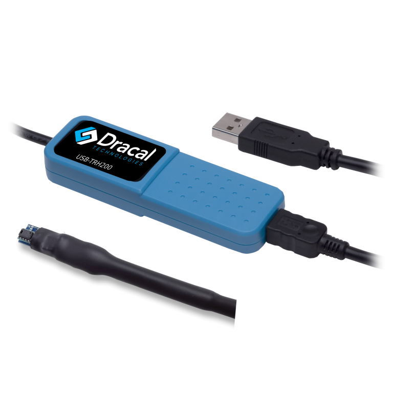 USB temperature and relative humidity sensor