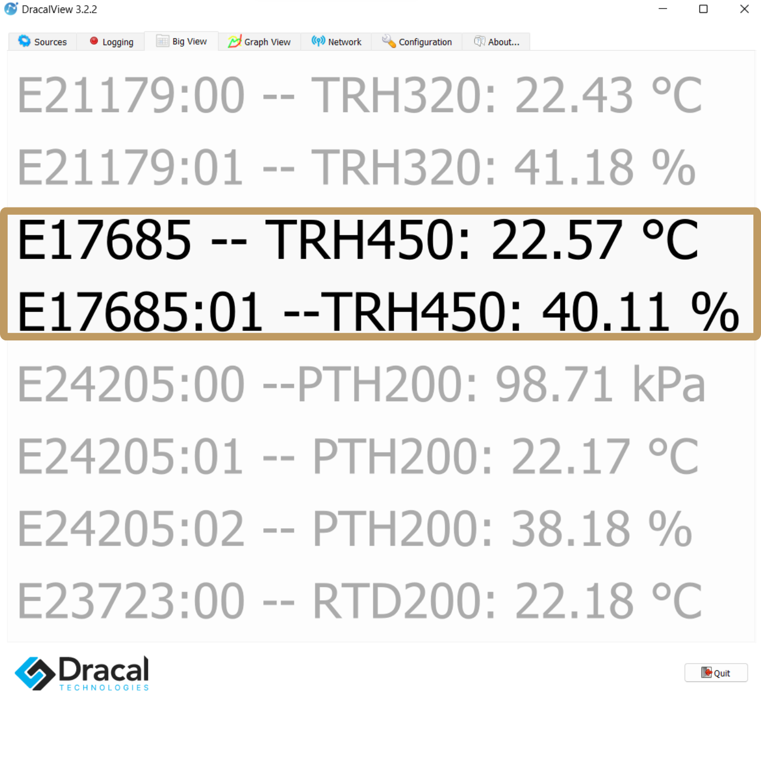 High-precision USB temperature sensor with relative humidity