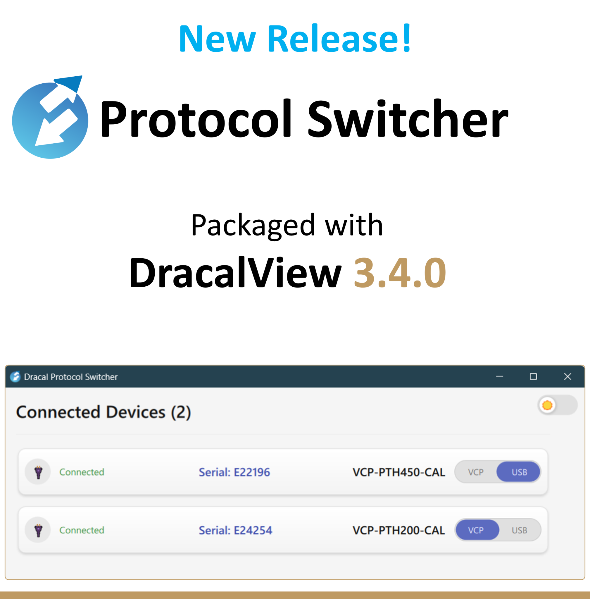 New: Protocol Switcher for easier calibration workflows